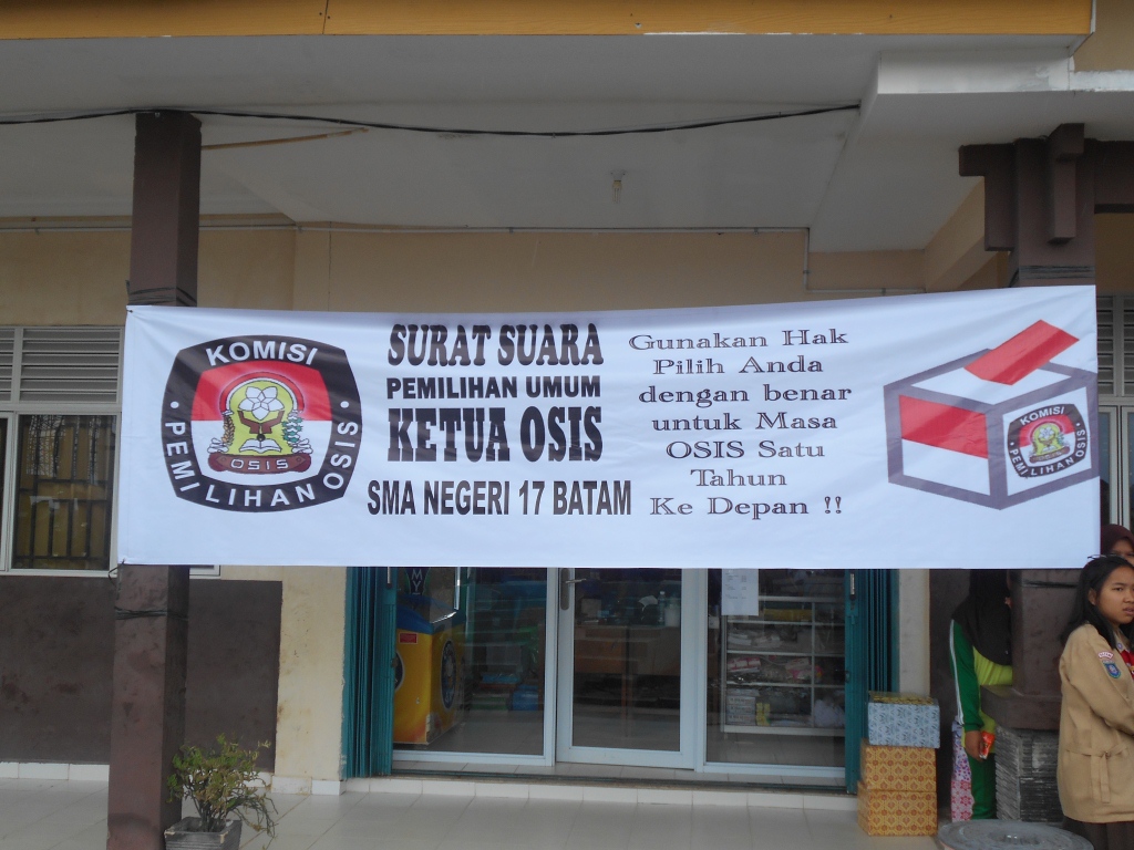 Pemilihan Ketua OSIS di SMA Negeri 17 Batam Tahun 2017-2018 – SMAN 17 BATAM